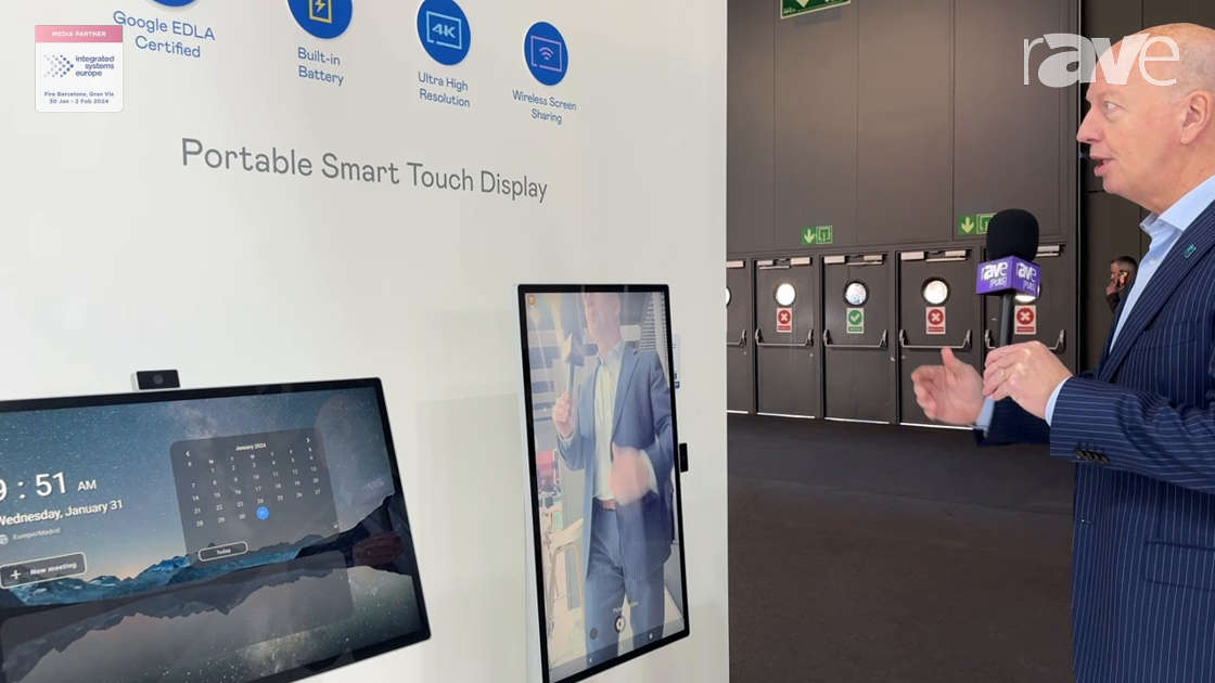 ISE 2024: AUO Display Plus Highlights Adjustable, Portable Smart Touch ...