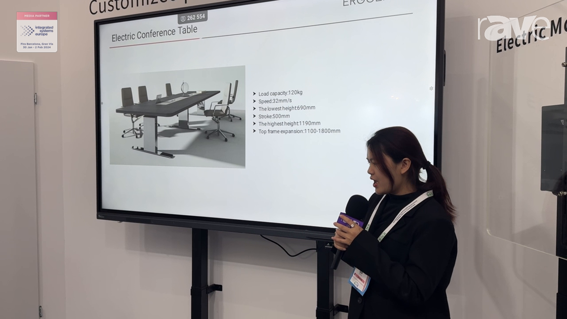 ISE 2024: ERGOENJOY Demos Touch Control on Speechi Interactive Flat ...