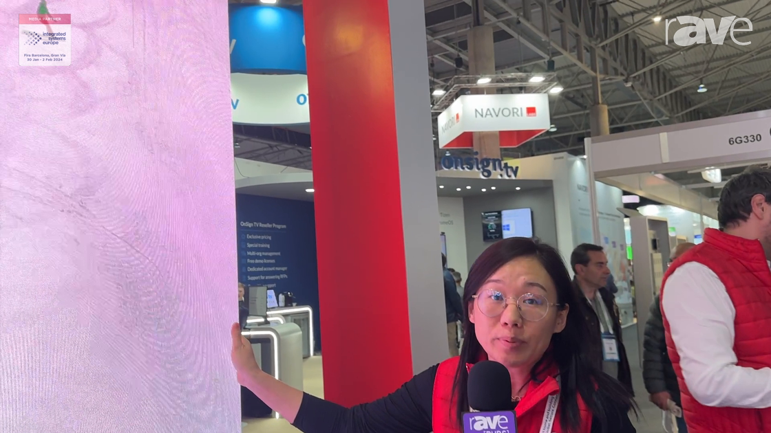 ISE 2024: EUNO Commercial Display Technology S.L Shows 6cm EE-IRF1.95 ...