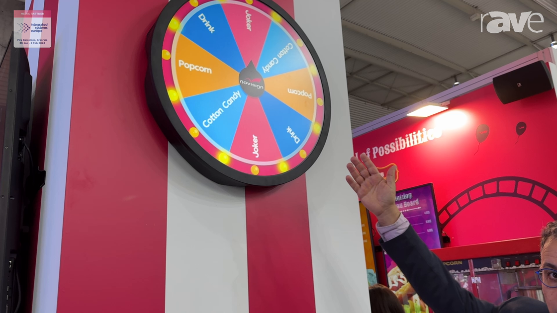 ISE 2024: NoviSign Demonstrates Digital Signage Software Wheel of ...