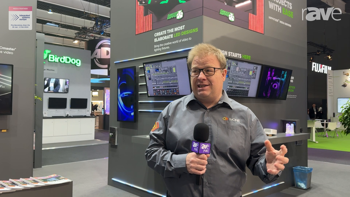 ISE 2024: Green Hippo Shows Hippotizer Media Server for Lighting Fixtures, 3D Mapping at tvONE ...