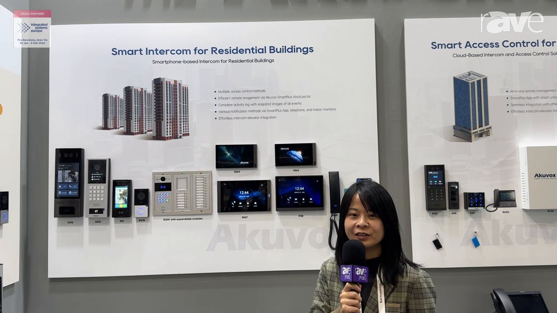ISE 2024: Akuvox Highlights Smartphone-based, Cloud-based Intercom Systems for Residences ...