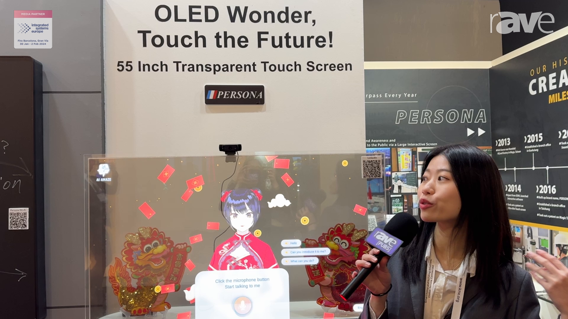 ISE 2024: Rich Source Precision Shows Off PERSONA 55″ Transparent OLED ...