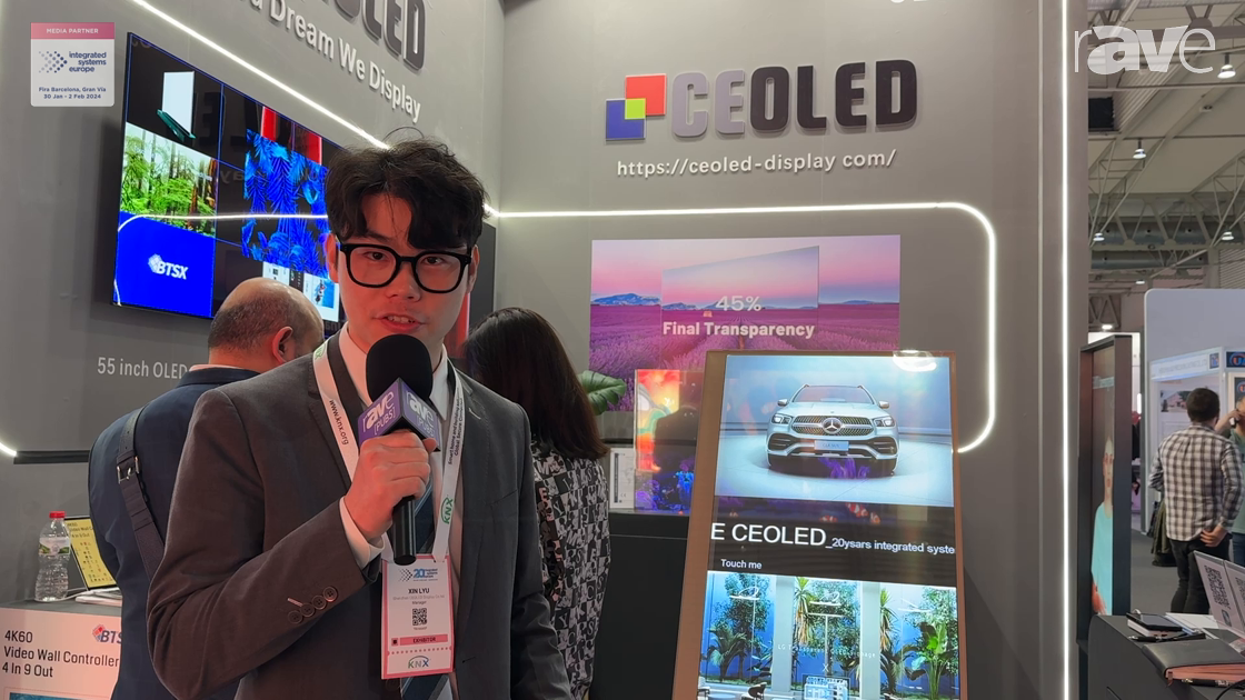 ISE 2024: CEOLED Shows Off 30″ OLED Touch Transparent Display Kiosk ...