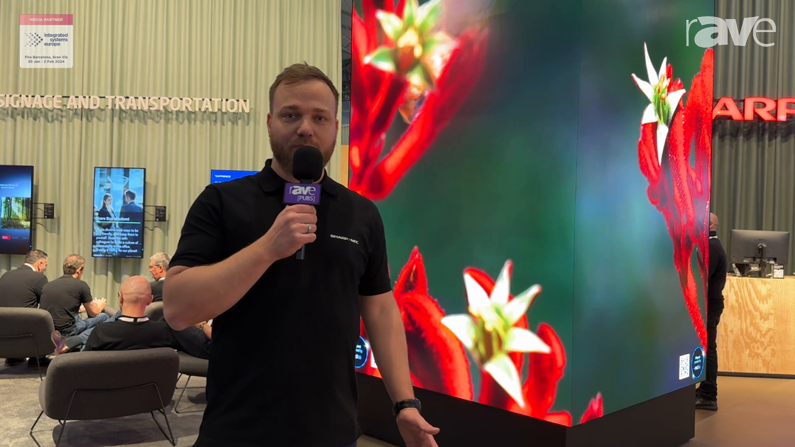 ISE 2024: Sharp/NEC Shows FC Series of Indoor dvLED Displays, Featuring ...