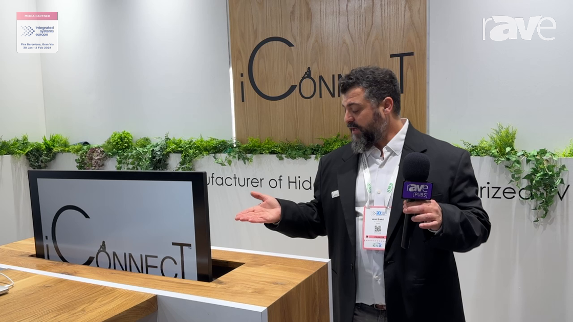 ISE 2024: iConnect Highlights TVS-C Cabinet TV Lift – rAVe [PUBS]