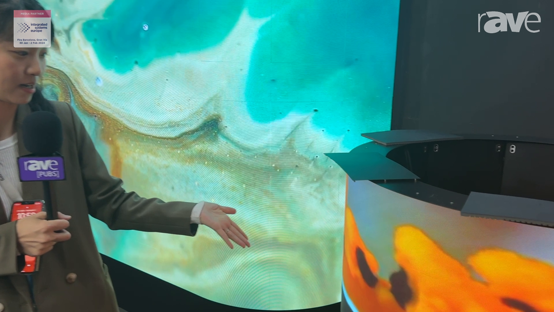 ISE 2024: JR Visual Tec Shows Off iSoft, an Indoor Flexible LED Display ...