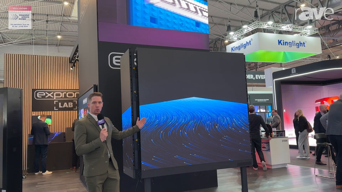 ISE 2024: Expromo Showcases eXview Glide Foldable All-in-One LED ...