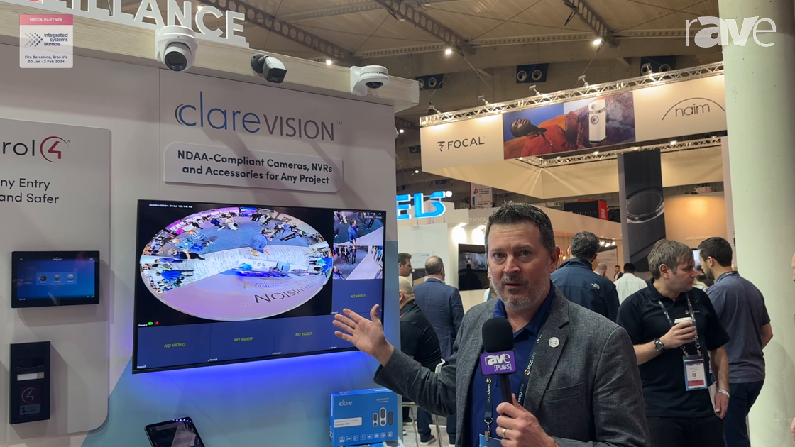 ISE 2024: Snap One Shows ClareVision Smart Video Doorbell, an AI-Based Surveillance Solution ...