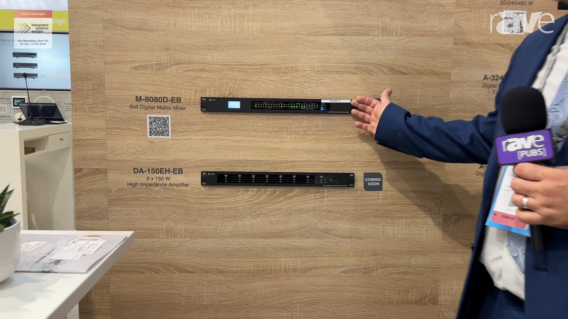 ISE 2024: TOA Electronics Adds Dante to M-8080D-EB Digital Mixer ...