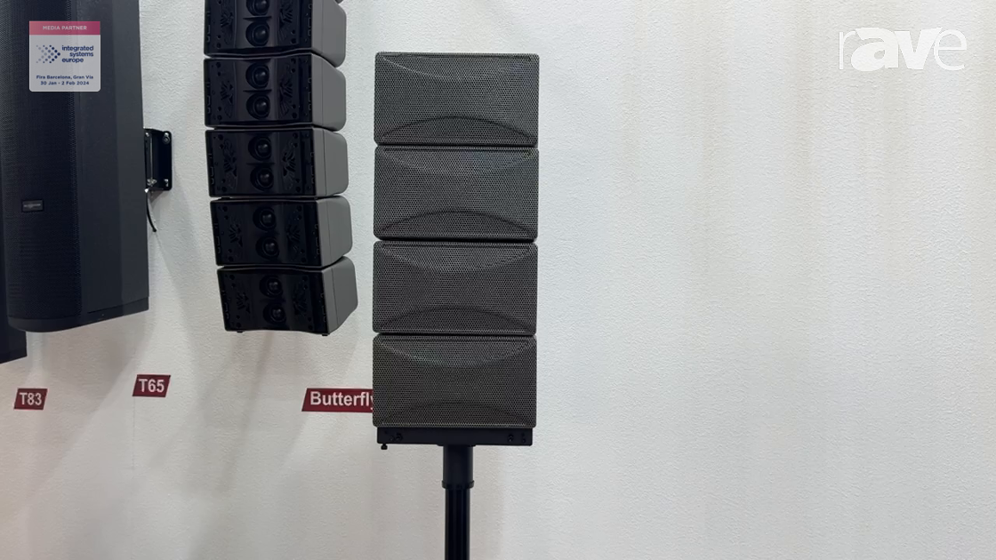 ISE 2024: Audiocenter Introduces New Butterfly Line Array 60-Watt Speaker System – rAVe [PUBS]