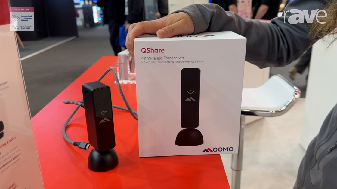 ISE 2024: QOMO Shows Off QShare Wireless HDMI 4K Transmitter and ...