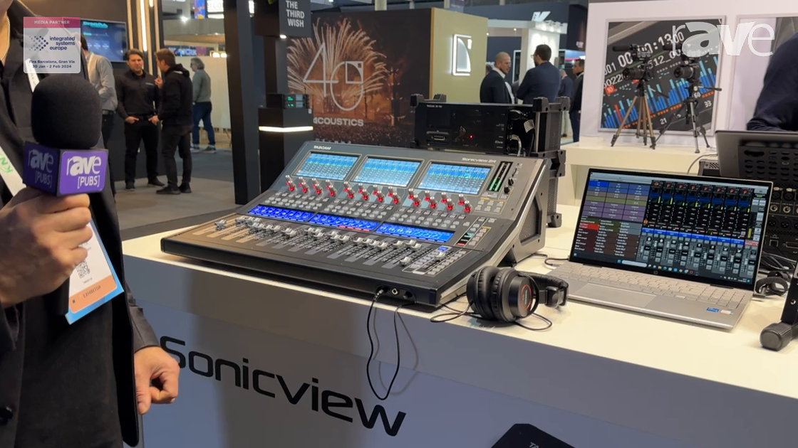 ISE 2024: TASCAM Shows Sonicview 24XP Digital Recording/Mixing Console ...