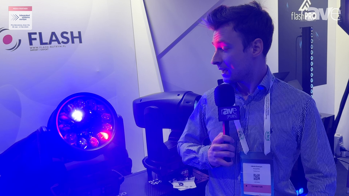 ISE 2024: FlashPRO Features the IP65 FLASH-ART WashFX 1000 LED Rugged ...