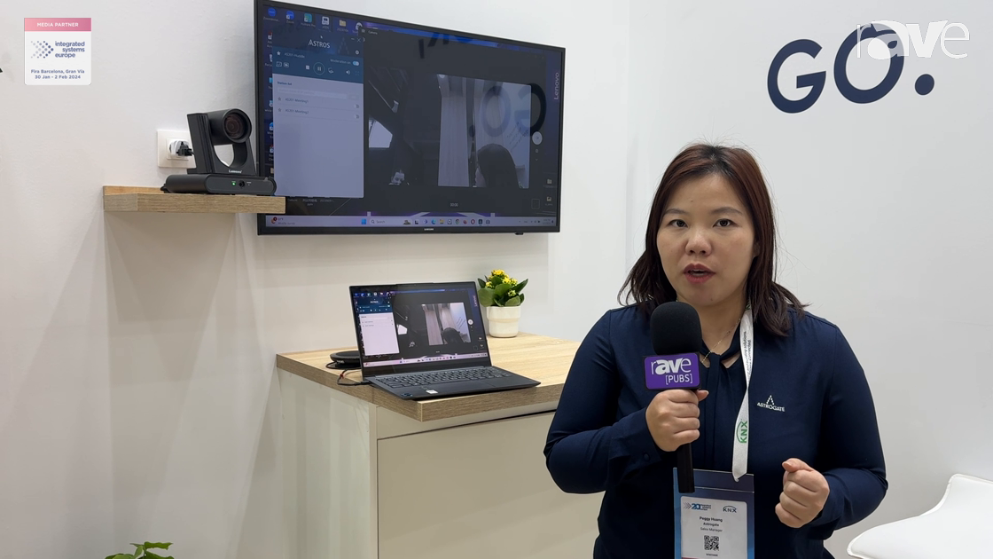 ISE 2024: Astrogate Demos Wireless Bring Your Own Meeting Huddle Room ...