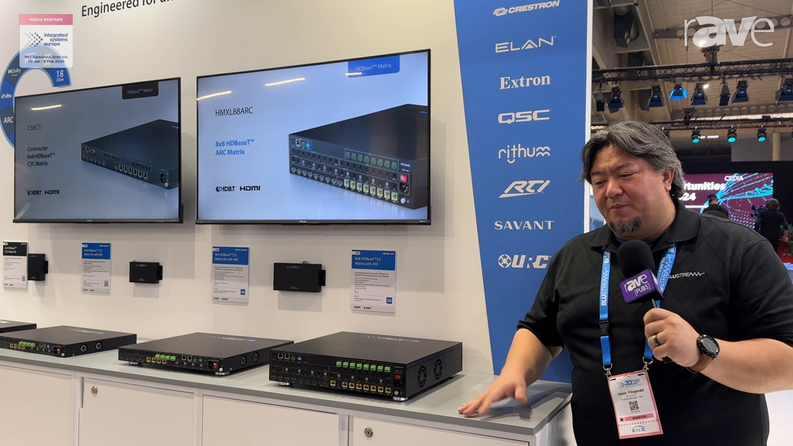 ISE 2024: BluStream Highlights HMX88-18G, HMX44-18G HDBaseT 3.0 Matrix ...