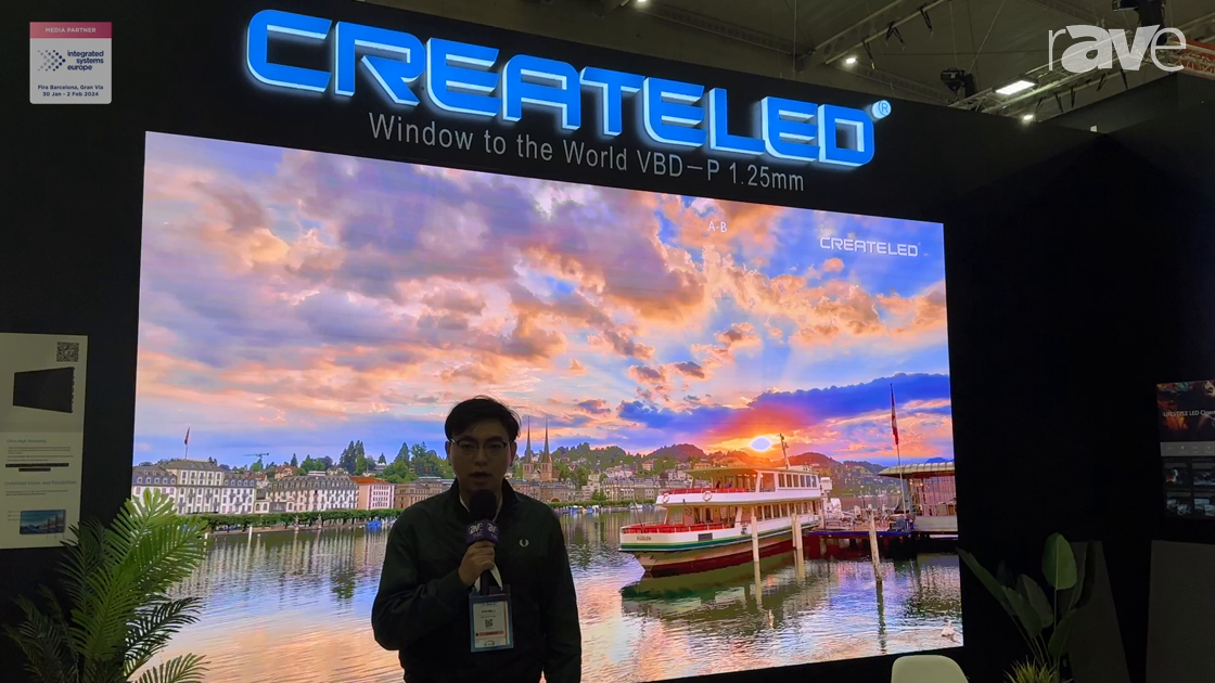 ISE 2024: CreateLED Highlights VBD-P 1.25-mm Flip-Chip COB Cold LED Display – rAVe [PUBS]