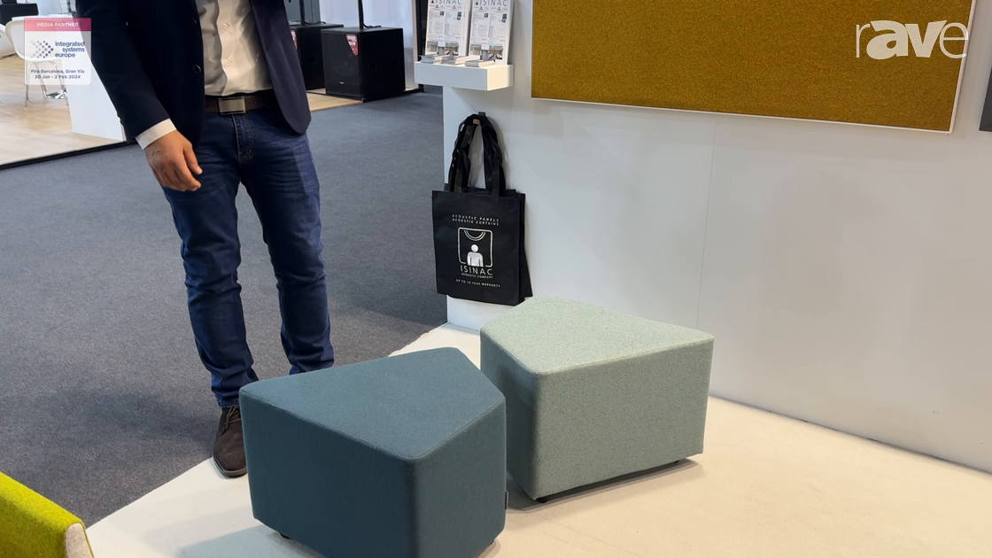 ISE 2024: ISINAC Showcases ISONUF-PUF Fabric Puff With Acoustic ...