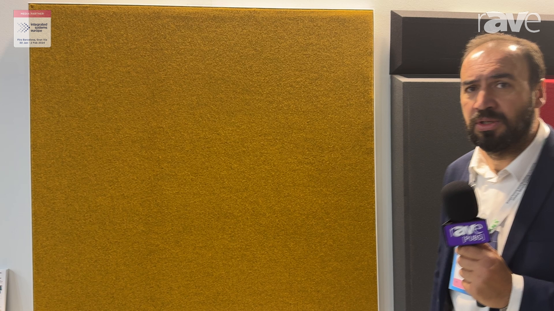 ISE 2024: ISINAC Shows IZZER Acoustic Fabric Panel With 100% Virgin ...