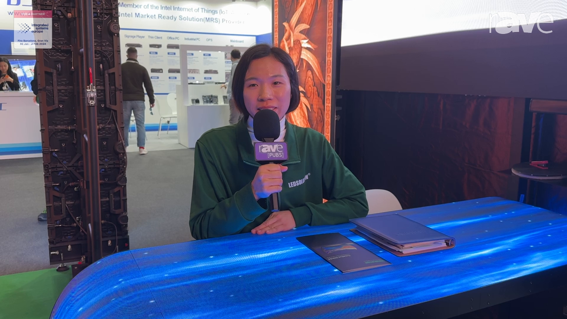ISE 2024: LED Solution Shows Off 1.8-mm LED Desk With Both Curved and ...