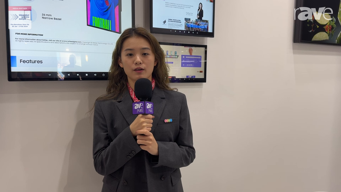 ISE 2024: Refee Advertising Display Solution Presents New In-Cell Touch ...