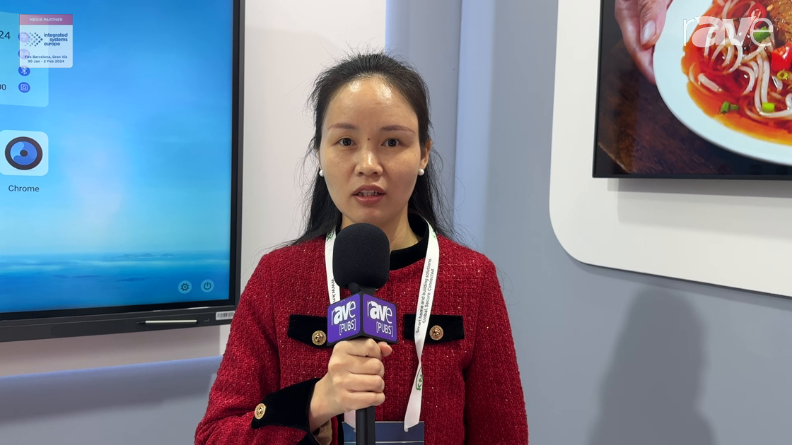 ISE 2024: Shenzhen Yoda Views Technology Shows Interactive Flat Panel with AI-Tracking Camera ...