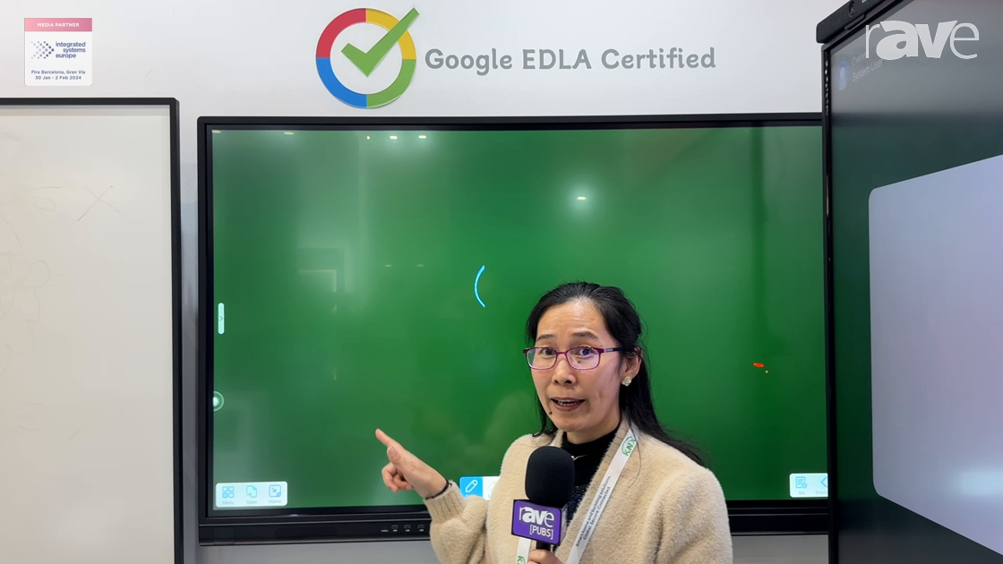 ISE 2024: iBoard Features QS-65 Interactive LCD Screen Drawing Board with Google EDLA ...