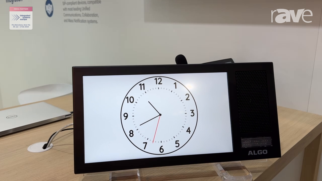 ISE 2024: Algo Presents 8410 IP Display with Built-in Speaker for ...