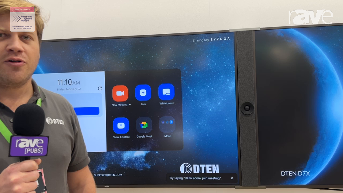 ISE 2024: DTEN Highlights DTEN D7X DUAL 75” All-in-one Immersive ...