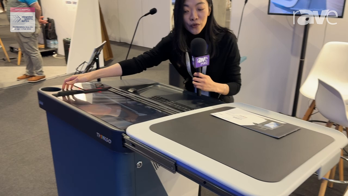 ISE 2024: Thinkso Showcases U118 Smart Lectern Digital Podium with ...