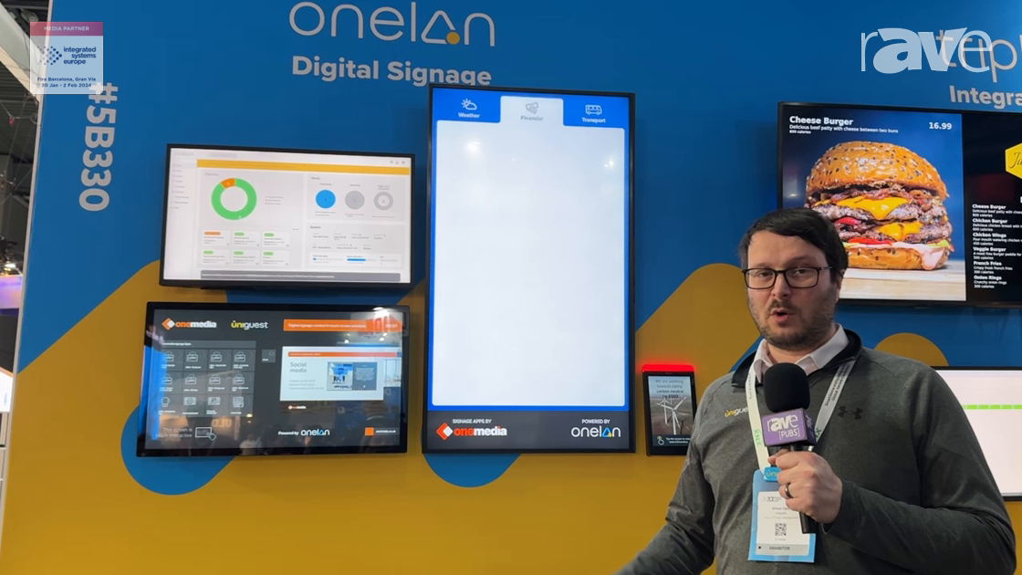 ISE 2024: Uniguest Updates Onelan CMS Digital Signage System User ...