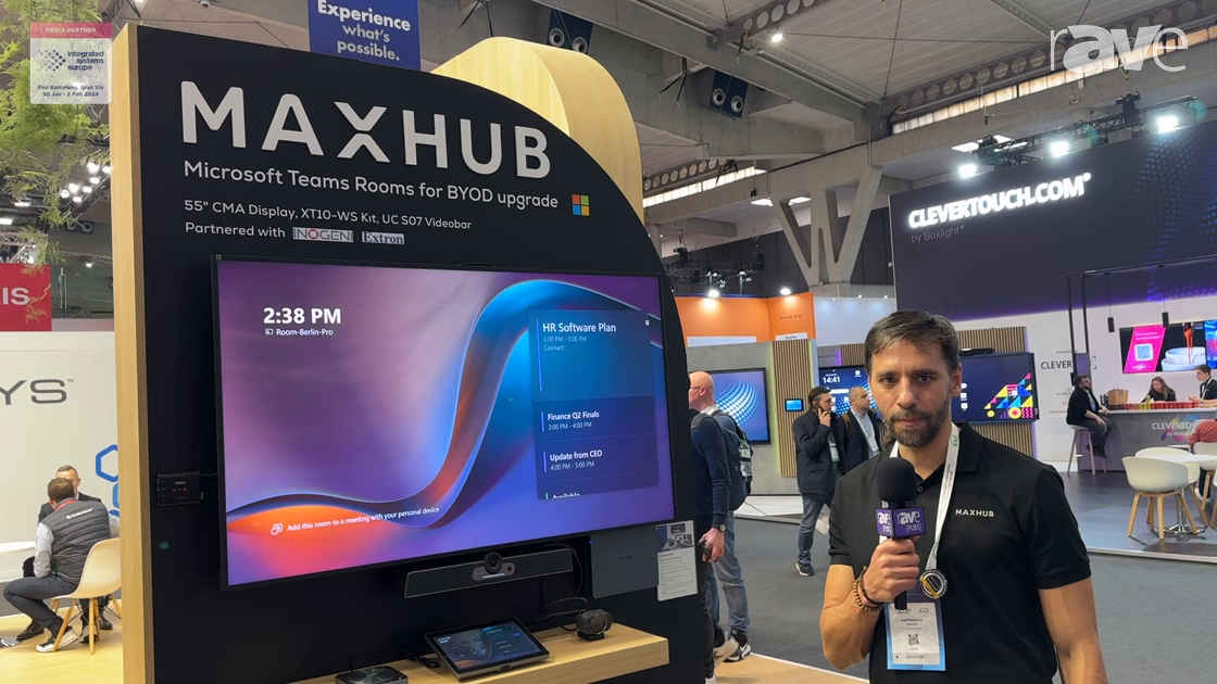 ISE 2024: MAXHUB Explains MAXHUB XT Series Display Solution that is ...