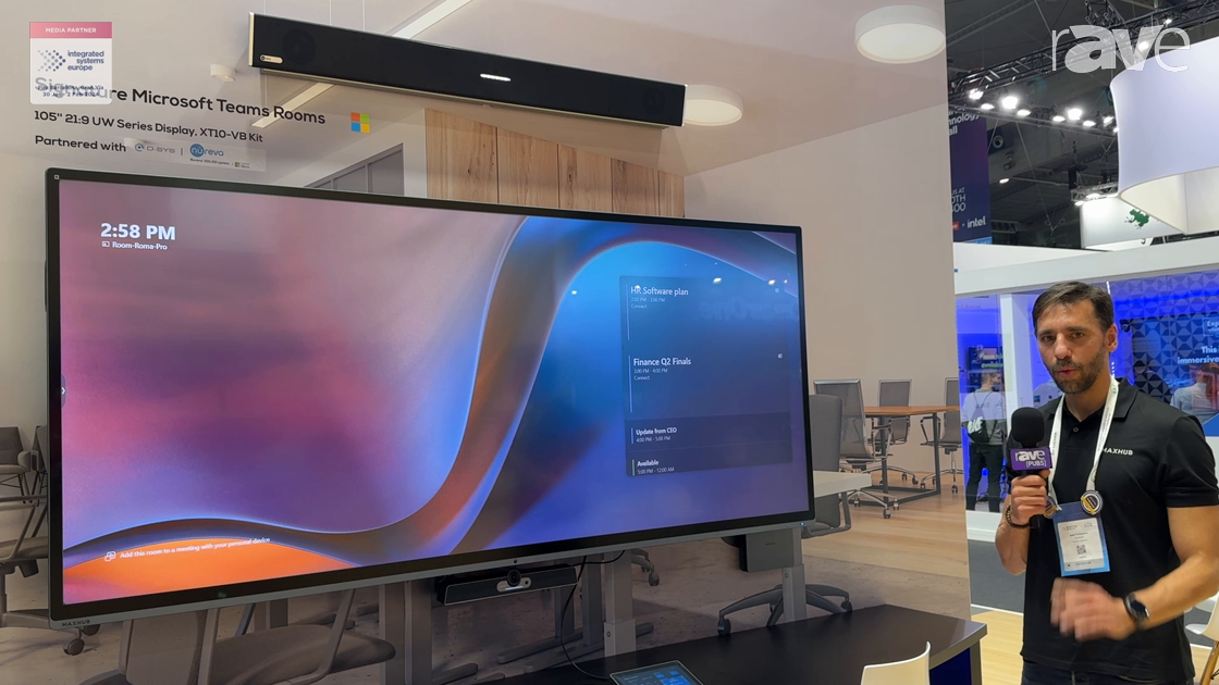 ISE 2024: MAXHUB Shows Newly Launched Microsoft Signature Room MTR ...