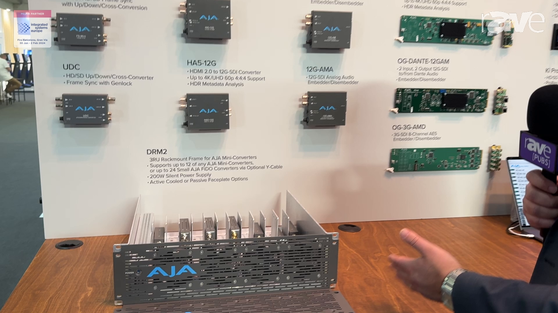 ISE 2024: AJA Video Systems Highlights New DRM2 3RU Rack Frame for AJA ...
