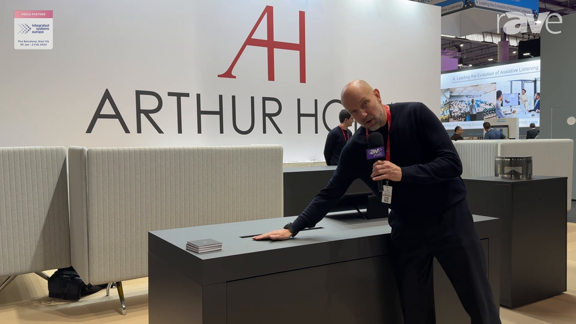 ISE 2024: Arthur Holm Adds DB3, a Retractable, Tiltable LCD Monitor Integrated Into Furniture ...
