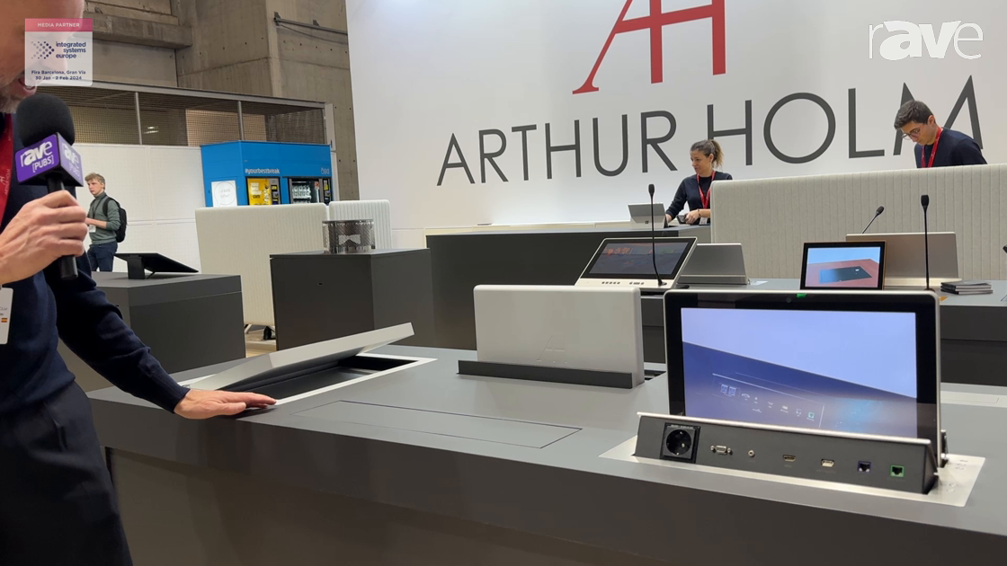 ISE 2024: Arthur Holm Shows DynamicX2 UnderCover Custom, Retractable Display for ...