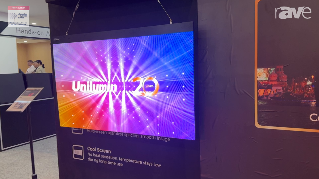 ISE 2024: Unilumin Group Launches 1mm Thick UPanel AM1.2-F LED Screen ...