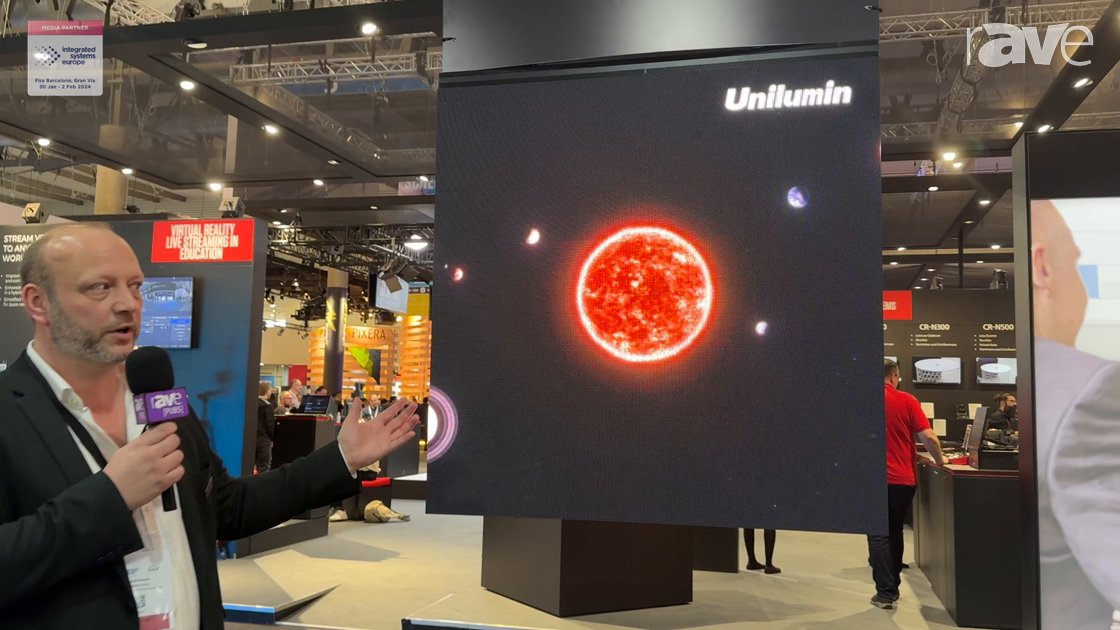 ISE 2024: Unilumin Group Presents Uslim S2 Double-sided LED Screen for ...