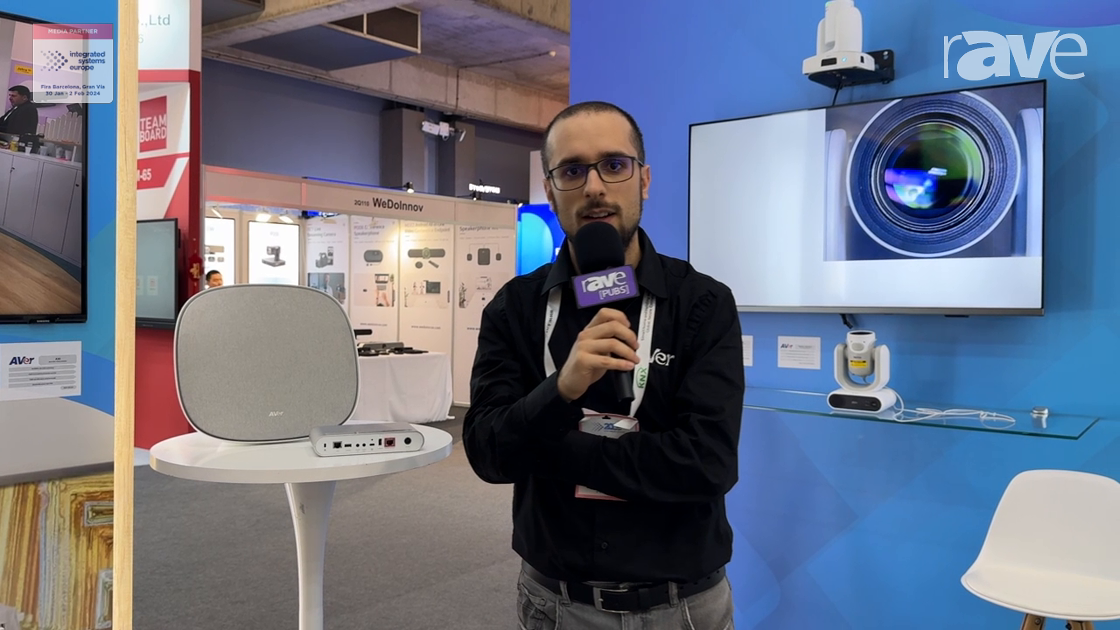 ISE 2024: AVer Presents Fone700 Ceiling Speakerphone and Connectivity ...