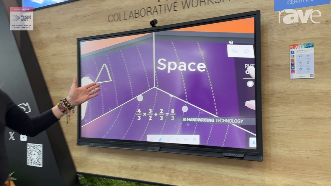 ISE 2024: Newline Interactive Details ElaraPro Interactive Flat Panel ...