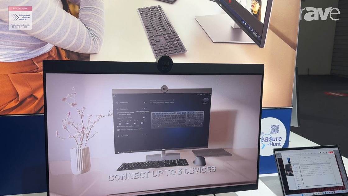 ISE 2024: Dell Shows U3223QZ MS-Teams-Certified Desktop Monitor With ...
