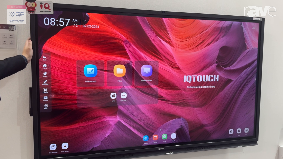 ISE 2024: Returnstar Interactive Technology Group Co., Ltd. Highlights IQTouch HA1100 Pro ...