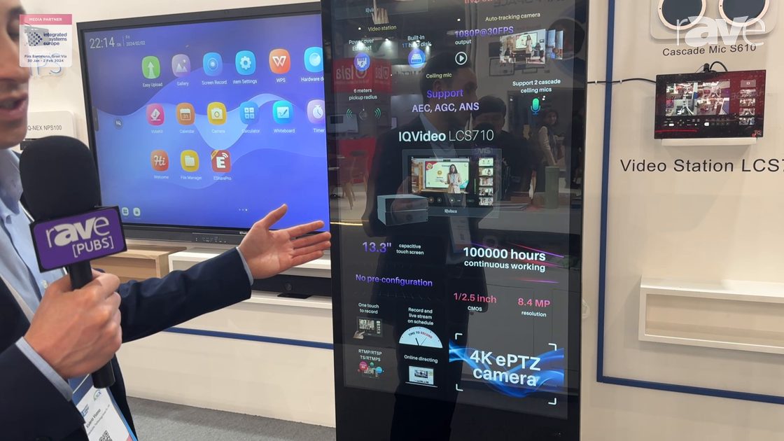 ISE 2024: Returnstar Interactive Technology Group Co., Ltd. Shows Off 43-inch Interactive Kiosk ...
