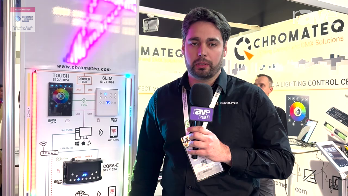 ISE 2024: Chromateq Features Stand-Alone DMX Lighting Controller with TOUCH 512 1024 Tactical ...