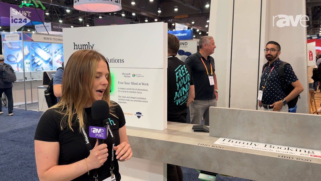 InfoComm 2024: Humly Shows Off Humly Booking Device, a Solution for Workplace Desk Booking ...