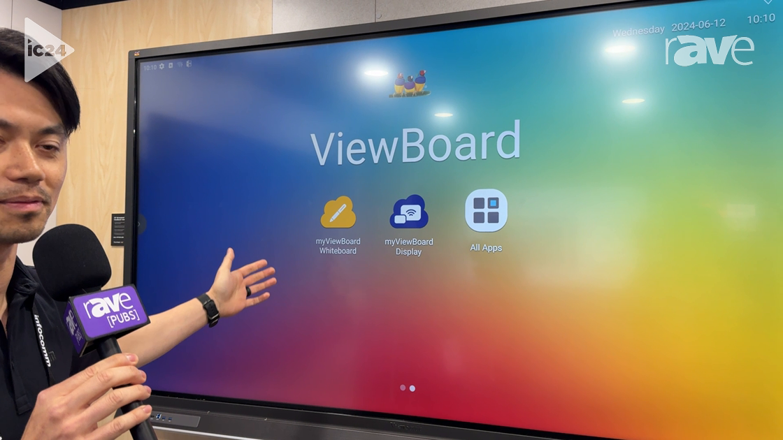 InfoComm 2024: ViewSonic Showcases IFP7552-2ED, an Android EDLA-Certified Interactive Display ...