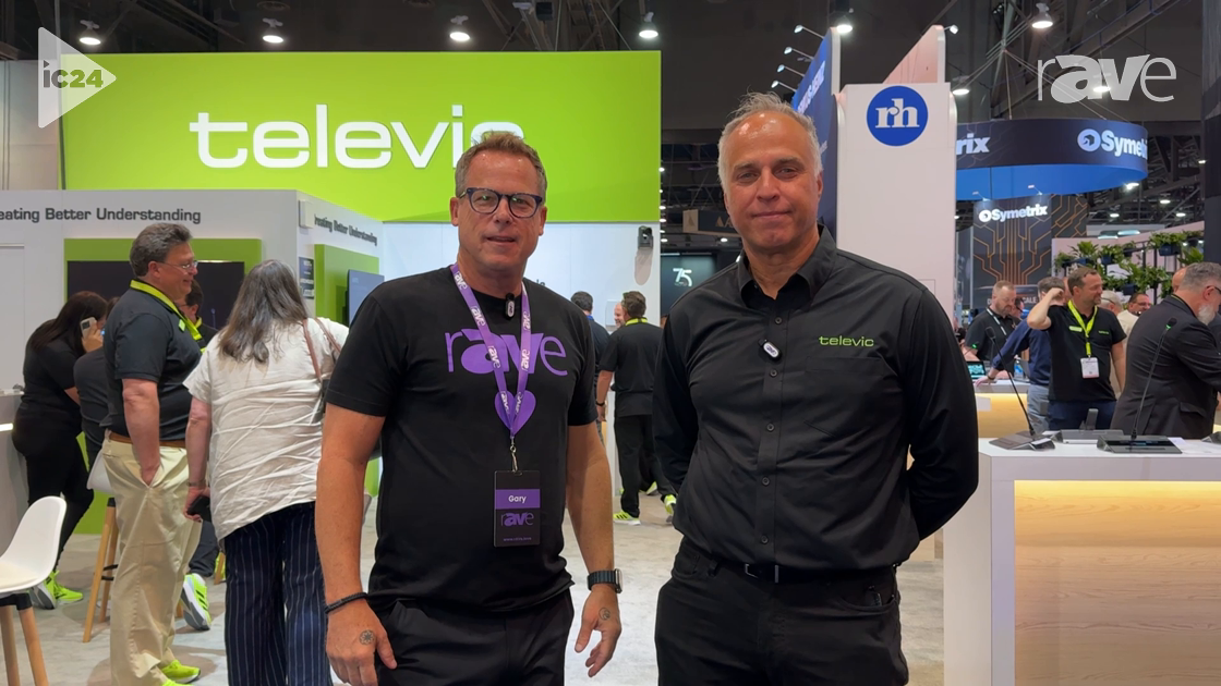 InfoComm 2024: Gary Kayye Gets a Tour of the Televic Booth from Peter ...