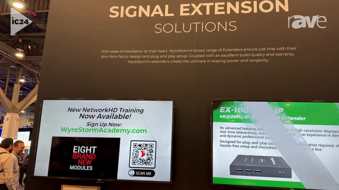 InfoComm 2024: WyreStorm Discusses Its AV-Over-IP Signal Extension Solutions for HDMI and USB ...
