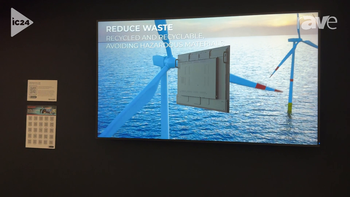 InfoComm 2024: Sharp Presents ME552 4K Display With Android SoC, Talks ...