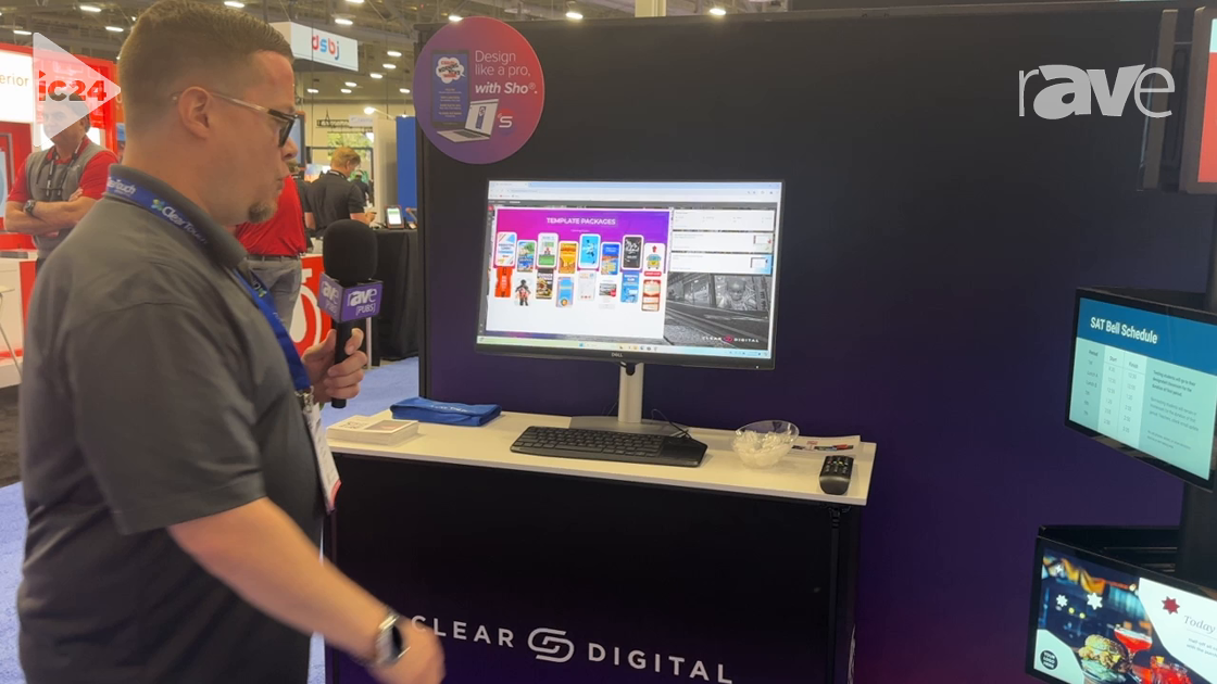 InfoComm 2024: Clear Touch Demos Clear Digital Sho CMS Software for ...